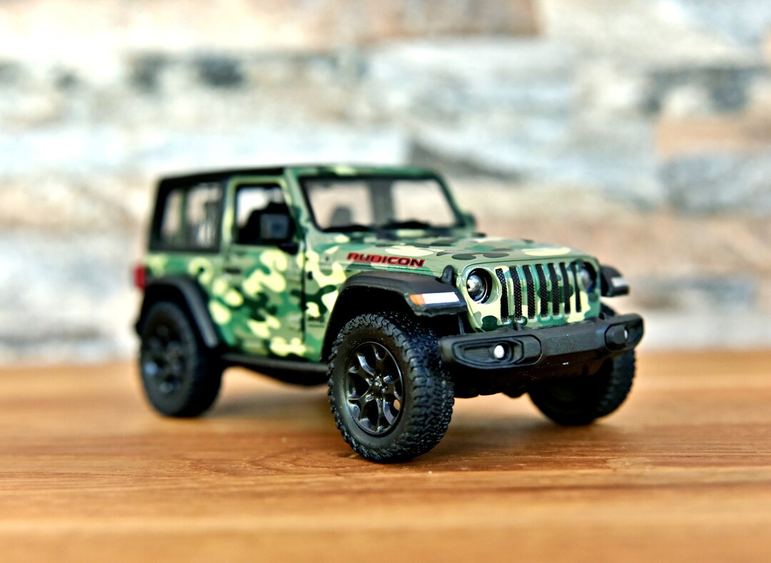 Jeep Wrangler Rubicon 2018 | Model Car | Diecast Car | Scale 1/34 | 1/34 Diecast Jeep ...