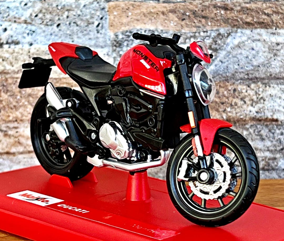 Ducati Monster , Model Motorcycle, Scale 1/18 Diecast Model Motorcycle ...