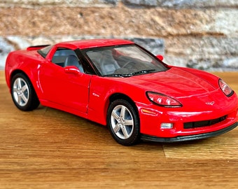 Red Corvette C6 Model - Etsy
