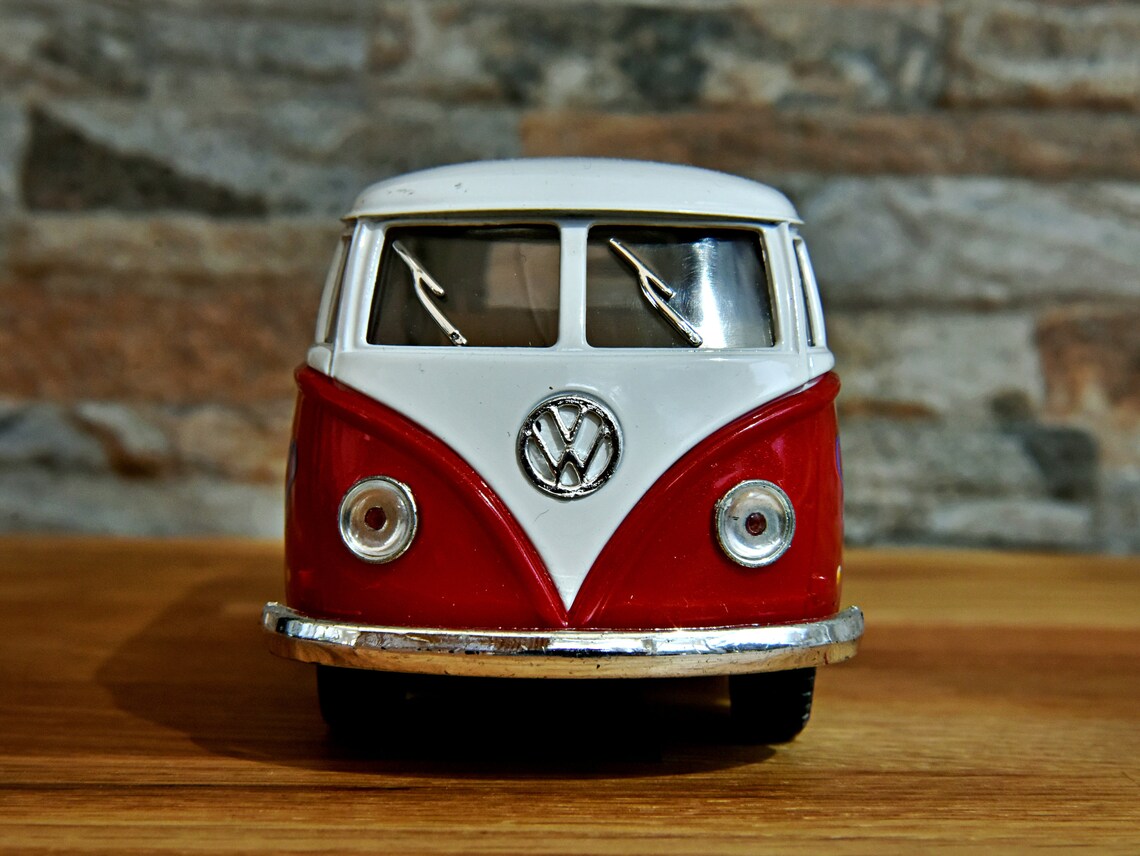 Volkswagen Classical Bus 1962 Model Car 1/32 Diecast Car - Etsy