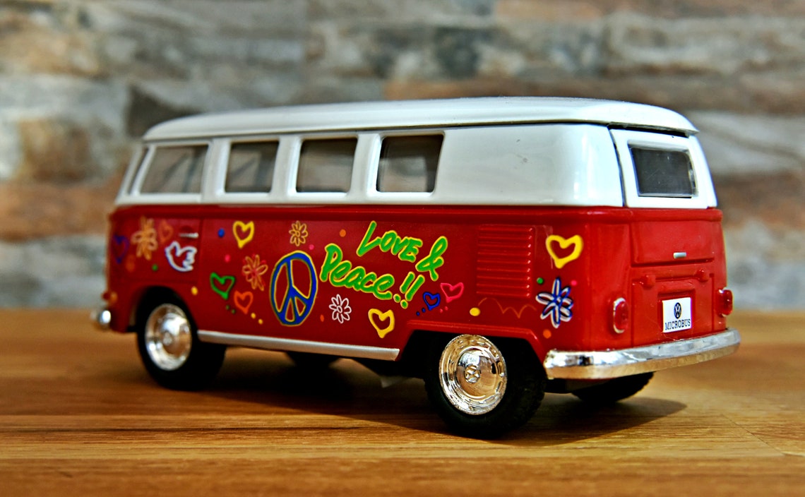 Volkswagen Classical Bus 1962 Model Car 1/32 Diecast Car - Etsy