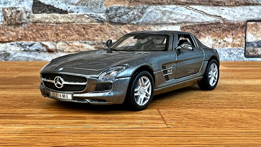 Mercedes SLS AMG , Model Car, Mercedes Benz Diecast, 1/36 Scale Model ...