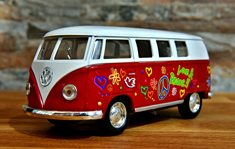 Volkswagen Classical Bus 1962 Model Car 1/32 Diecast Car - Etsy