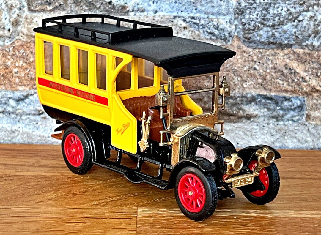 1910 Renault Bus | Vintage Model Bus | Diecast Truck | Scale Metal ...