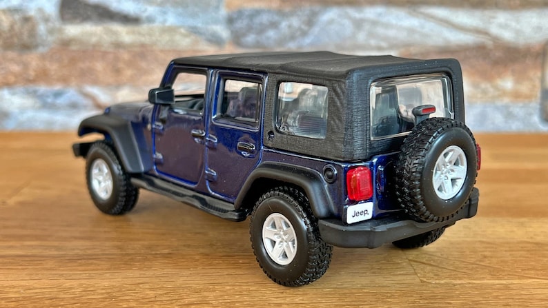 Jeep Wrangler Unlimited Rubicon Model Car Scale 1:32 - Etsy