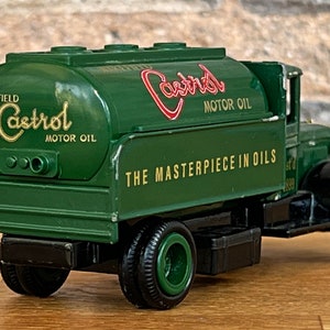 Wakefield Castrol Motor Oil Tanker Truck, Vintage Diecast Truck, Model ...