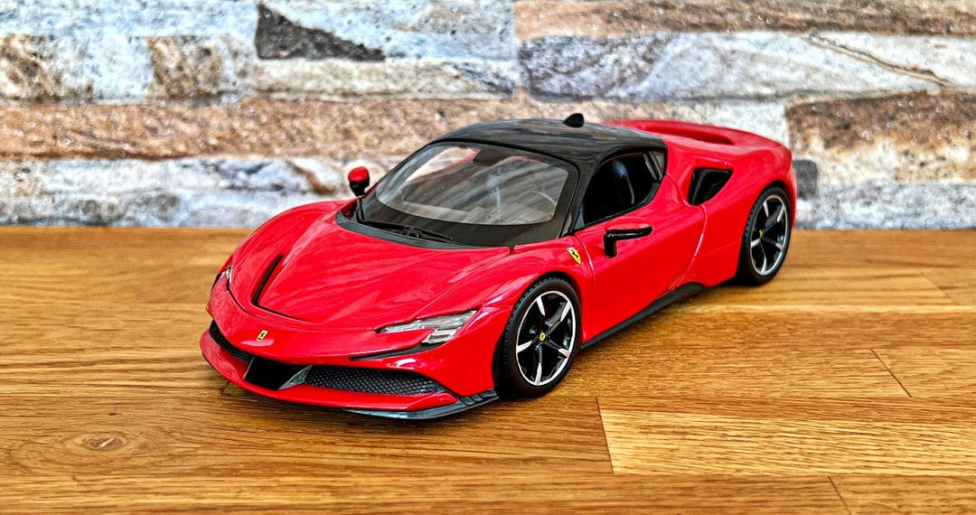 Ferrari SF90 Stradale | Model Car | Diecast Car | 1/24 Scale Model Car ...