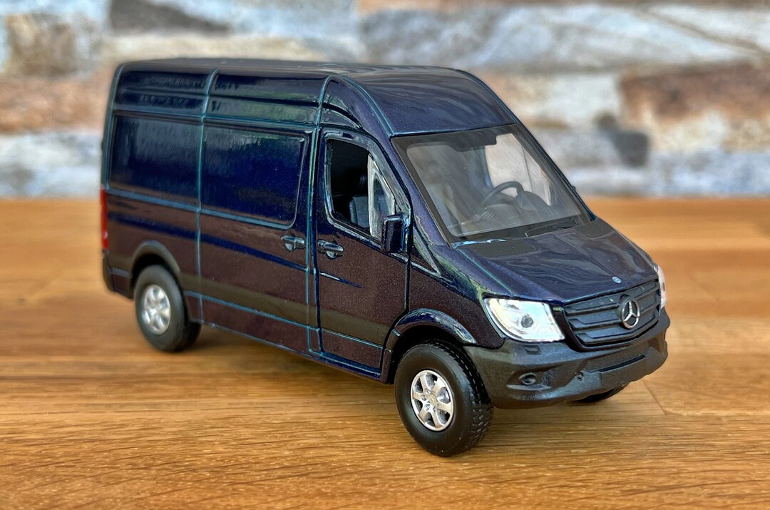 Mercedes Benz Sprinter Van, 1/48 Diecast Car, 1/48 Scale Model Car, Car ...