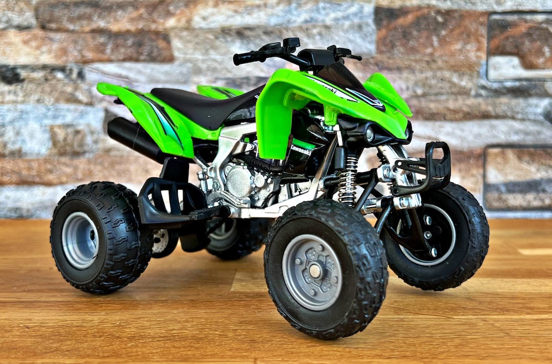 Kawasaki KFX 450R, Scale 1/12 Diecast Model Motorcycle, Diecast ...