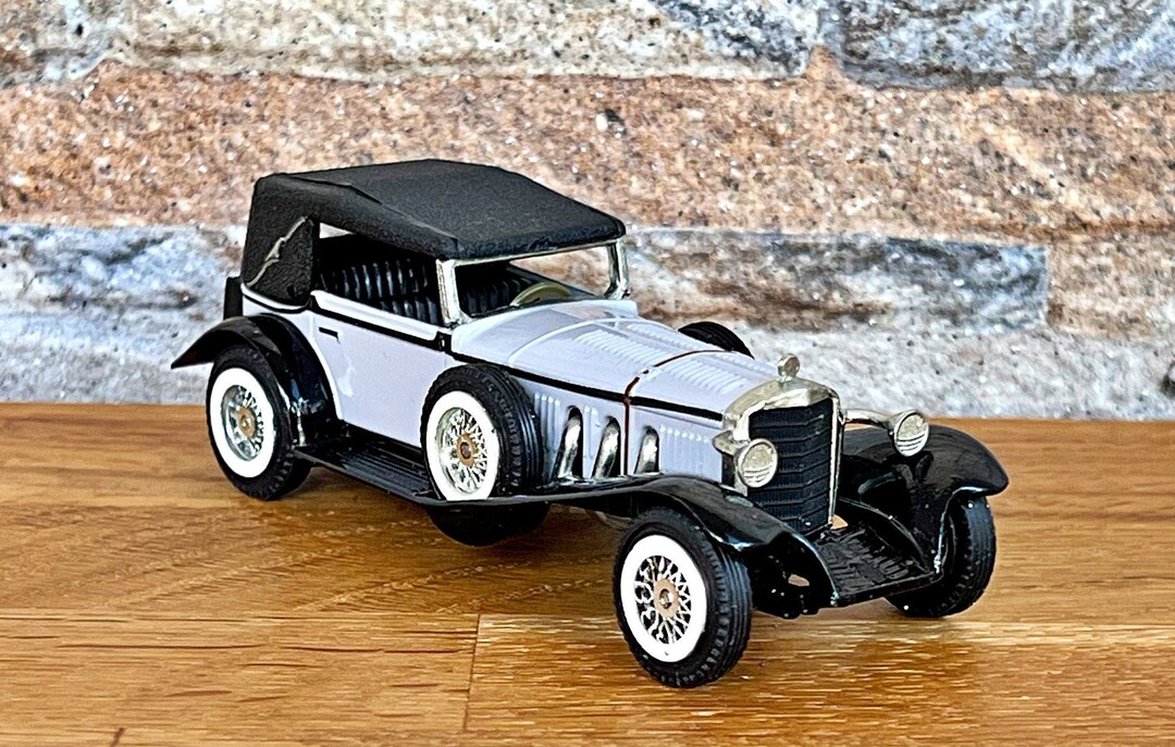 1928 Mercedes SS Coupe, Vintage Diecast Car, Model Car, Metal Car Model ...