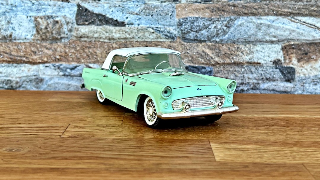 1955 Ford Thunderbird | Vintage Model Car | Vintage Diecast Car | 1/32 ...
