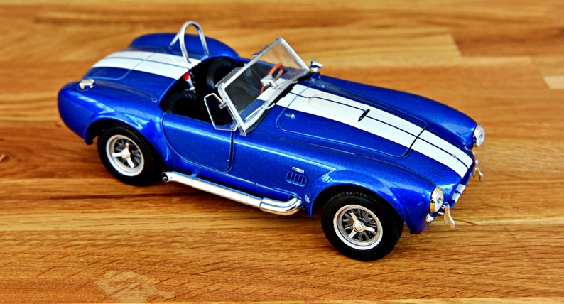 Shelby Cobra 427, 1965, Model Car, Scale 1/24, Diecast Car, 1:24 Scale ...