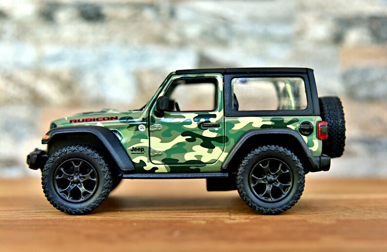 Jeep Wrangler Rubicon 2018 model car scale 1/34 model metal | Etsy