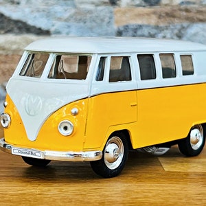 Volkswagen T1 Bus 1963, 1/34 Diecast Car, 1/34 Scale Model Car, Vintage ...
