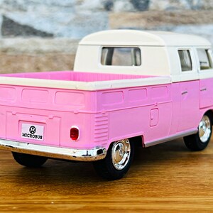 Volkswagen Bus Double Cab Pickup 1963, Vintage Model Car, Diecast Car ...