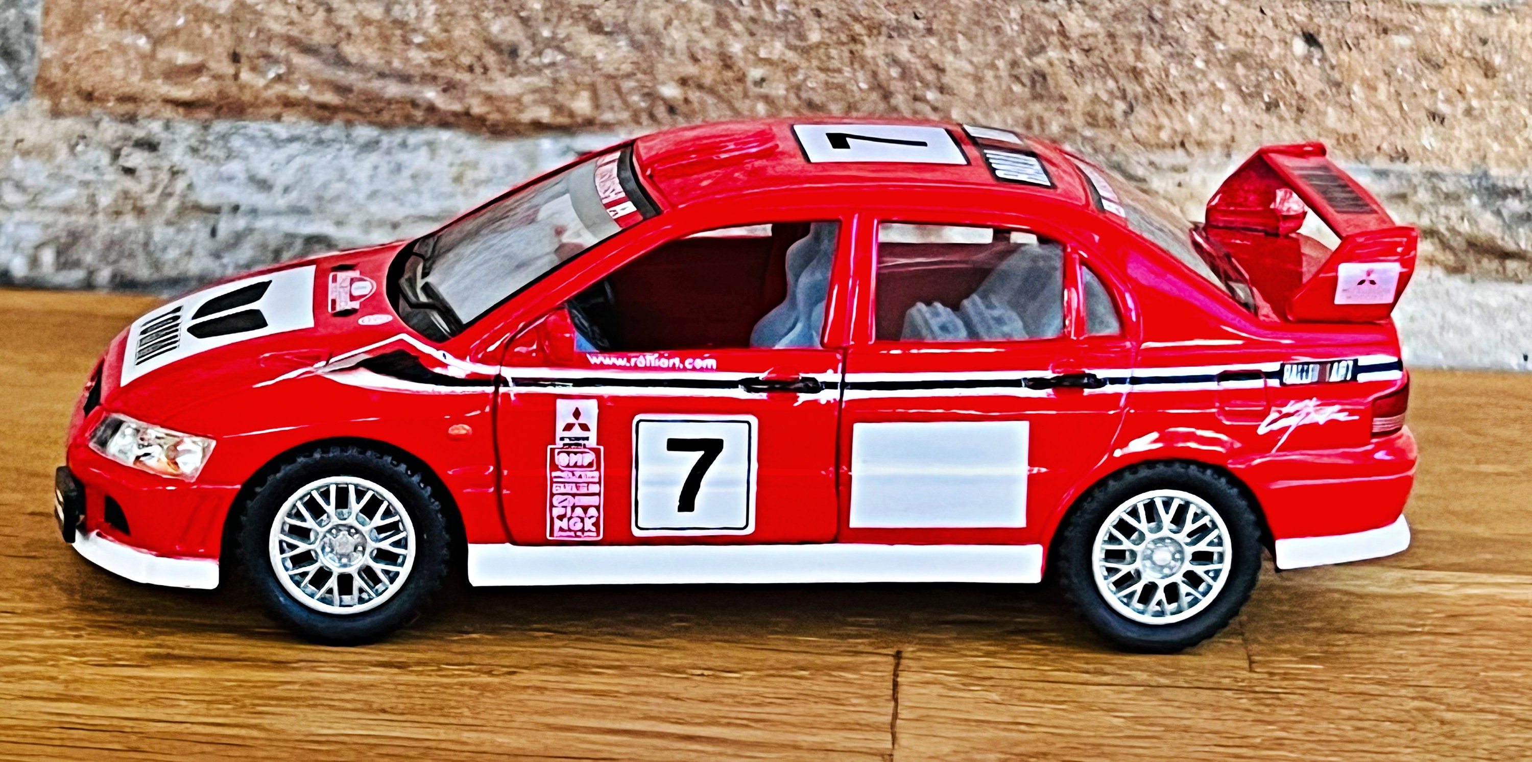 Mitsubishi Lancer Evolution VII, Model Car, Scale 1/36, 1/36 Diecast ...