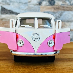 Volkswagen Bus Double Cab Pickup 1963, Vintage Model Car, Diecast Car ...