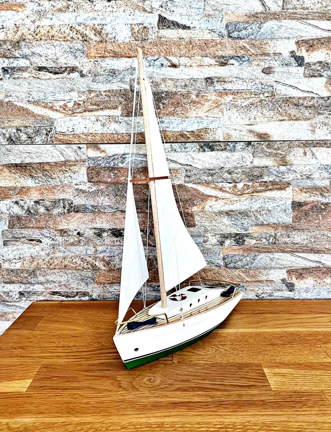 Handmade Wooden Ship, Model Sailing Boat, Sailboat Model, Wooden Boat ...
