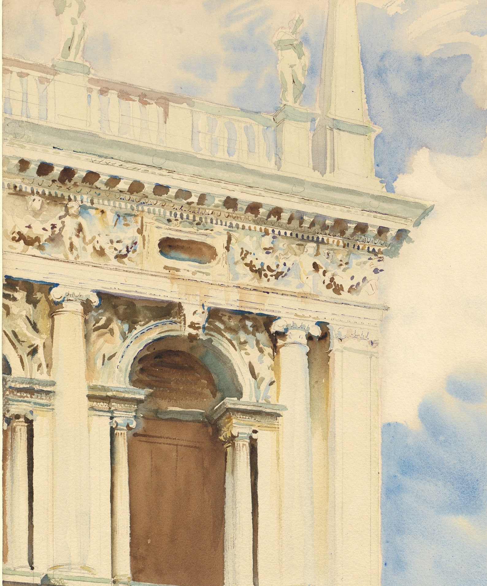 CANVAS ART PRINT | White Residential Building With Balcony ...