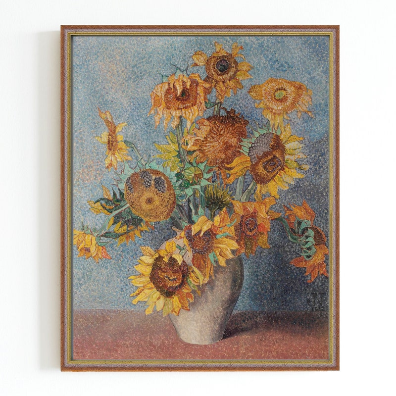 Vintage Sunflower - Etsy