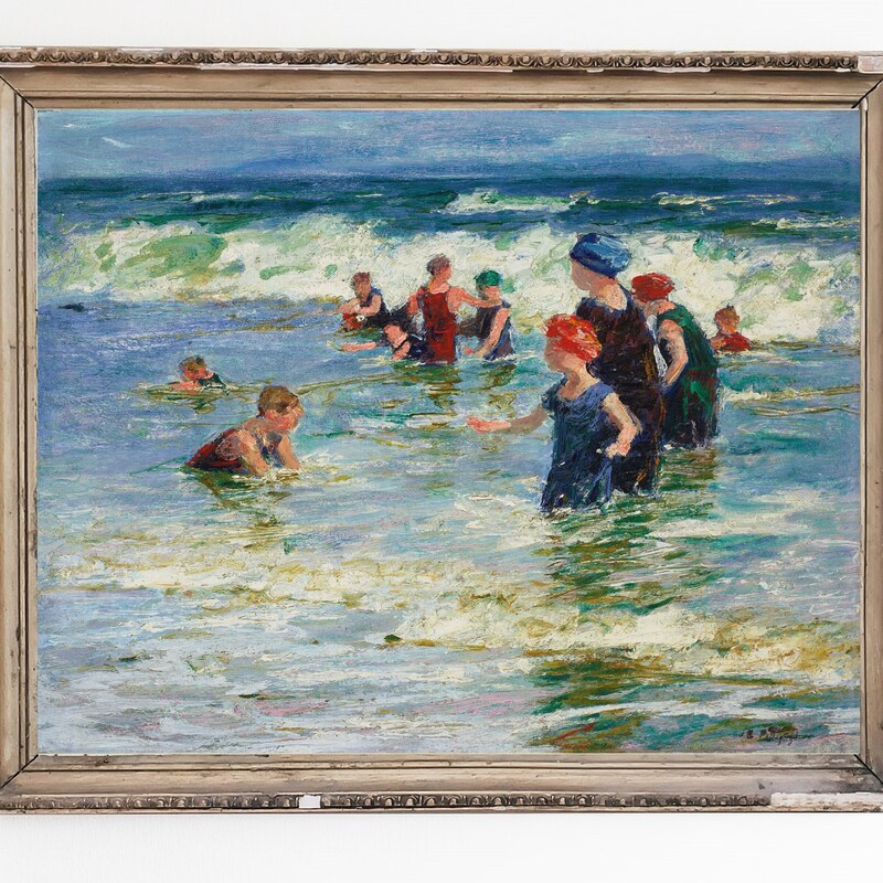 Beach Scene Painting - Etsy