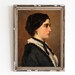 PRINTABLE ART Vintage Girl Portrait Oil Painting A Young Woman With a ...