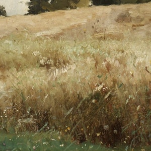 CANVAS ART PRINT | Meadow Wall Art Print | Pastoral Home Decor ...