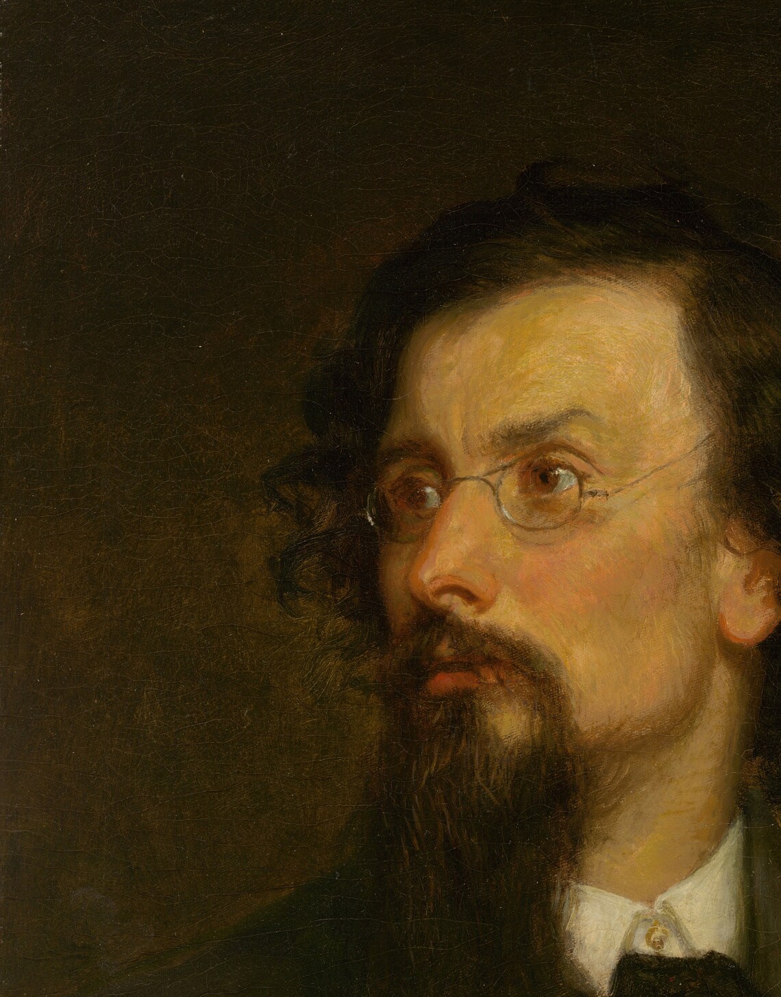 CANVAS ART PRINT Classic Male Portrait Home Decor Portrait of a Long ...