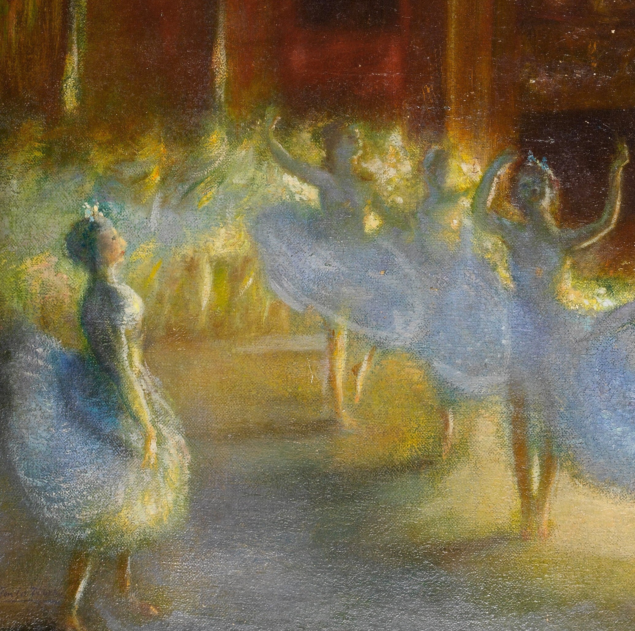 CANVAS ART PRINT Vintage Ballet Art Print Ballet Dancers - Etsy