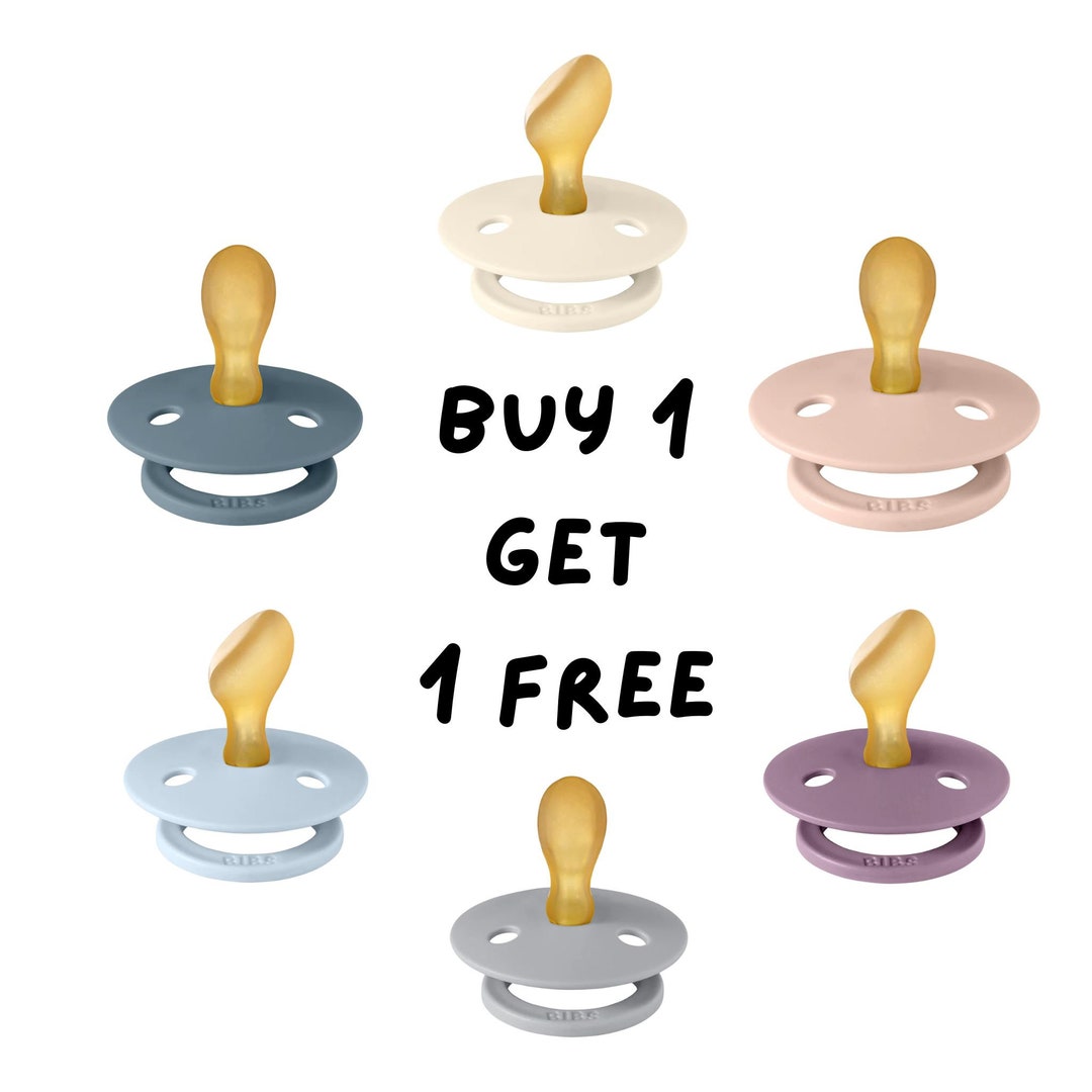 BIBS Colour Anatomical/symmetrical Dummies Size 1 | BUY 1 Get 1 FREE - Etsy