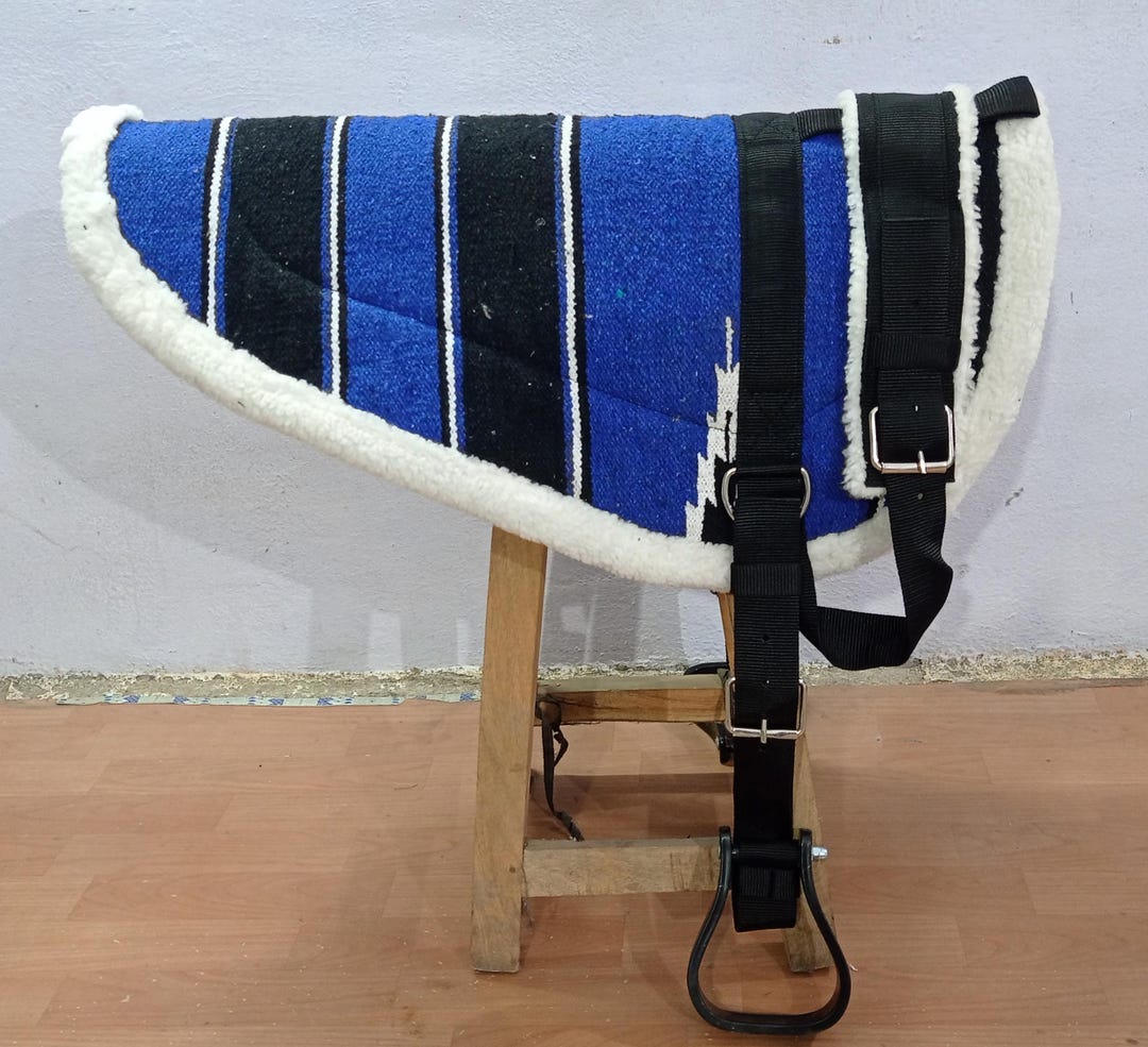 Navajo Bareback Saddle Pad Full Size With Fleece Bottom With Plastic ...