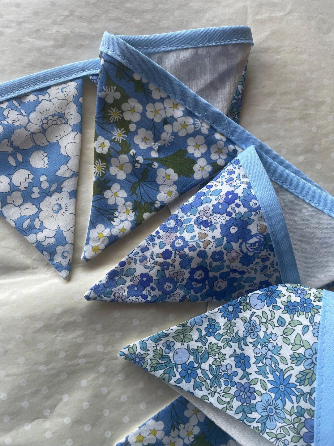 Liberty Tana Lawn Fabric, Bunting, Banners Celebration Flags - Etsy