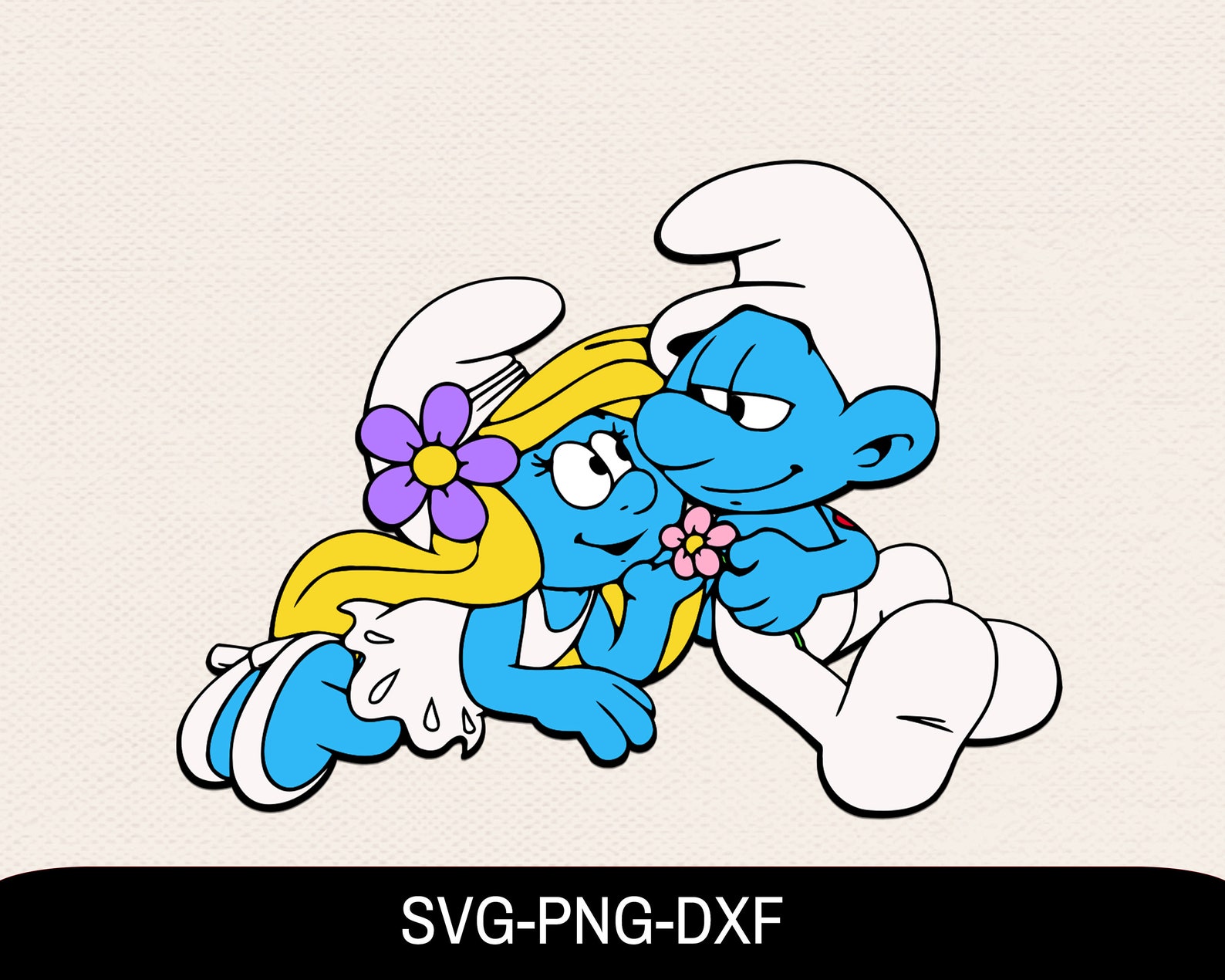 Smurfs Svg Cricut Svg Girl Svg Love Svg Smurfette Svg | Etsy