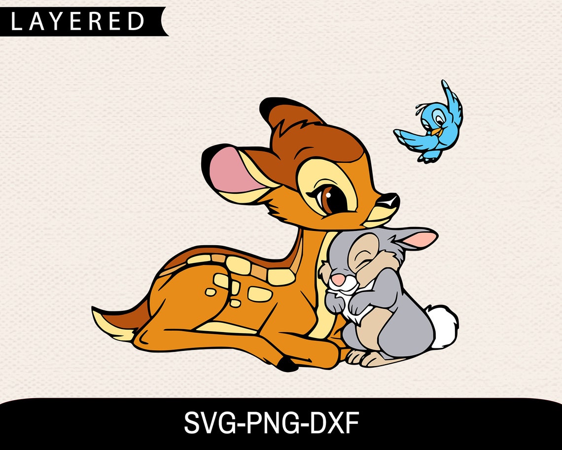 Bambi Thumper Svg Cricut File Bunny Svg Easter Svg Disney | Etsy
