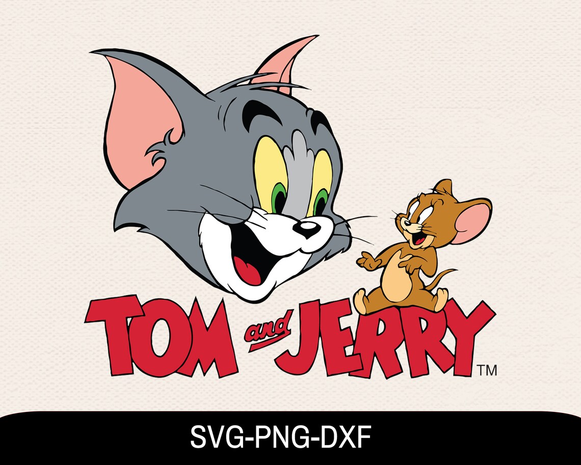 Tom And Jerry Svg Cricut Svg Cartoon Svg Tom Svg Jerry | Etsy