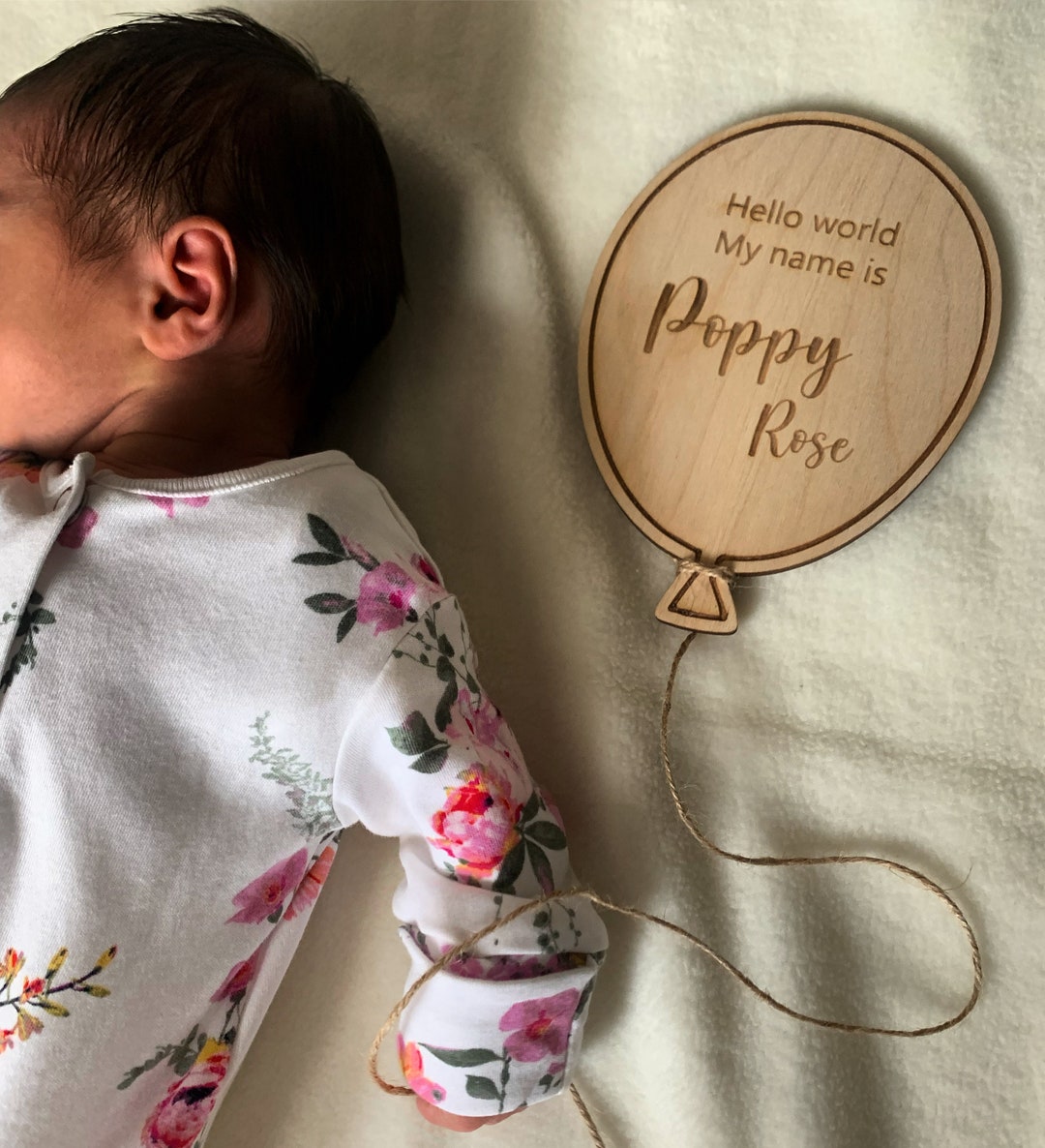 Hello World, Baby Announcement Sign, Baby Name Photo Prop, Im New Here ...