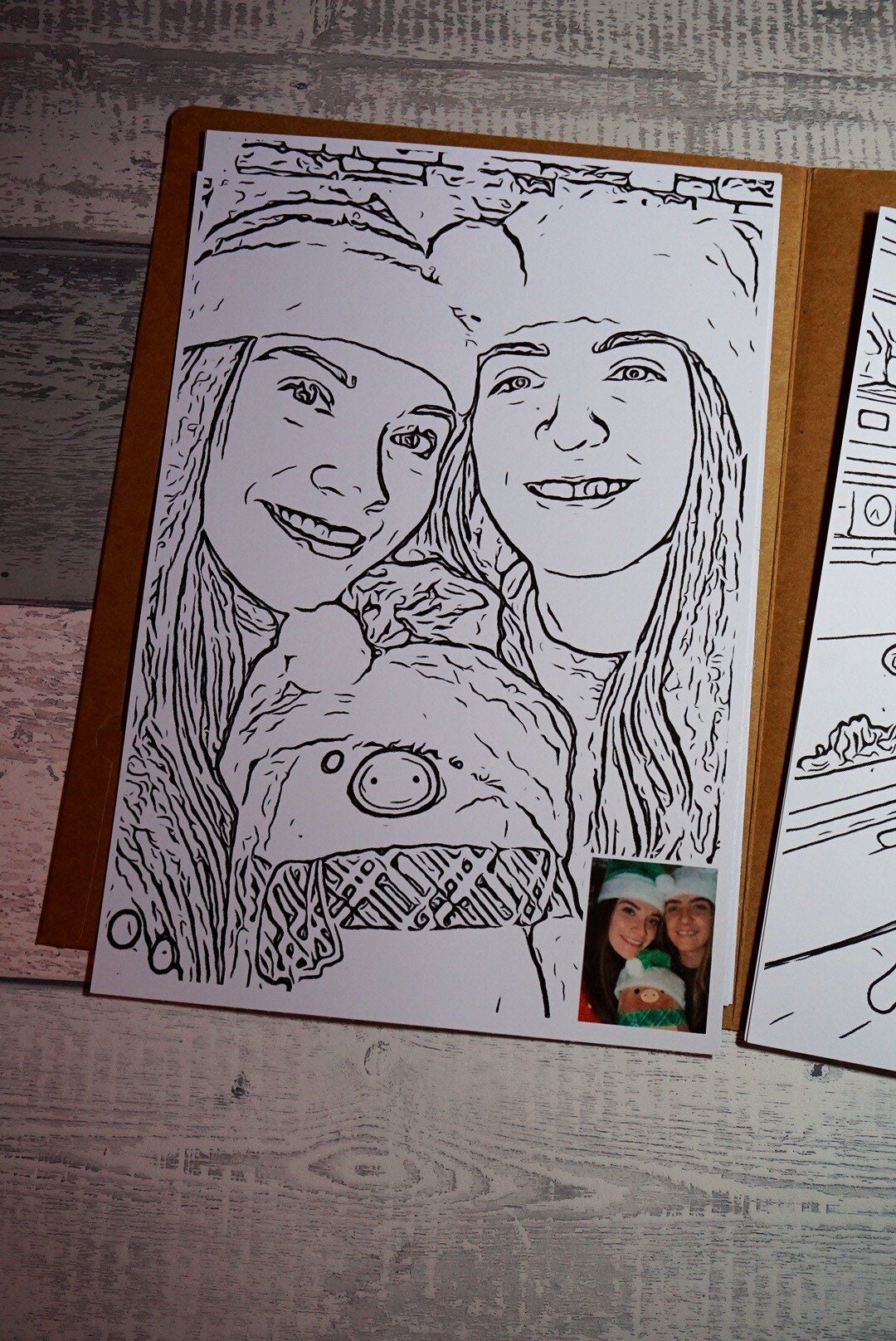 Custom Colouring Book Print at Home Colour in Your Photos Personalised ...