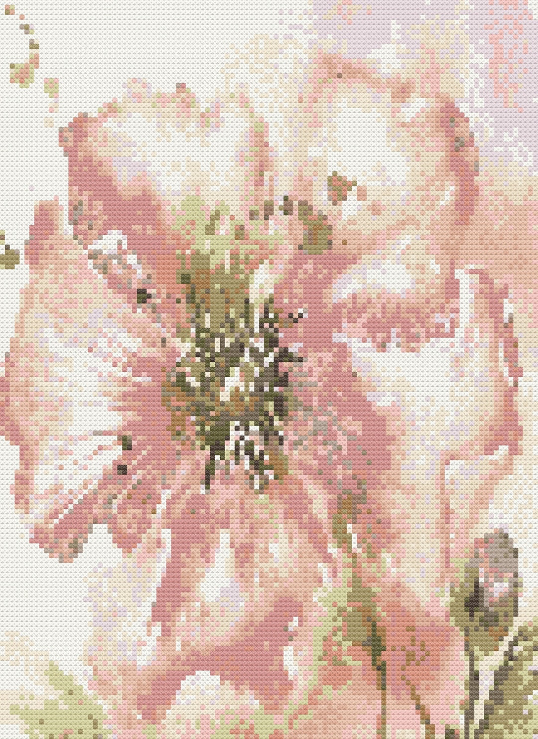Watercolor Flowers Cross Stitch Pattern-04 - Etsy