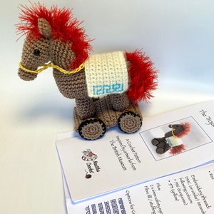 Trojan Horse Amigurumi Crochet Pattern. the Cutest Little Greek Horse ...