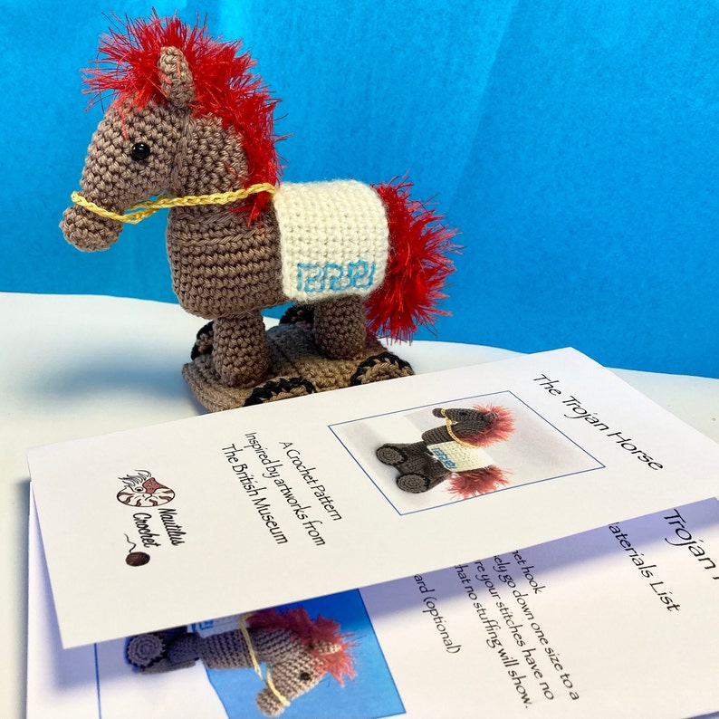 Trojan Horse Amigurumi Crochet Pattern. the Cutest Little Greek Horse ...