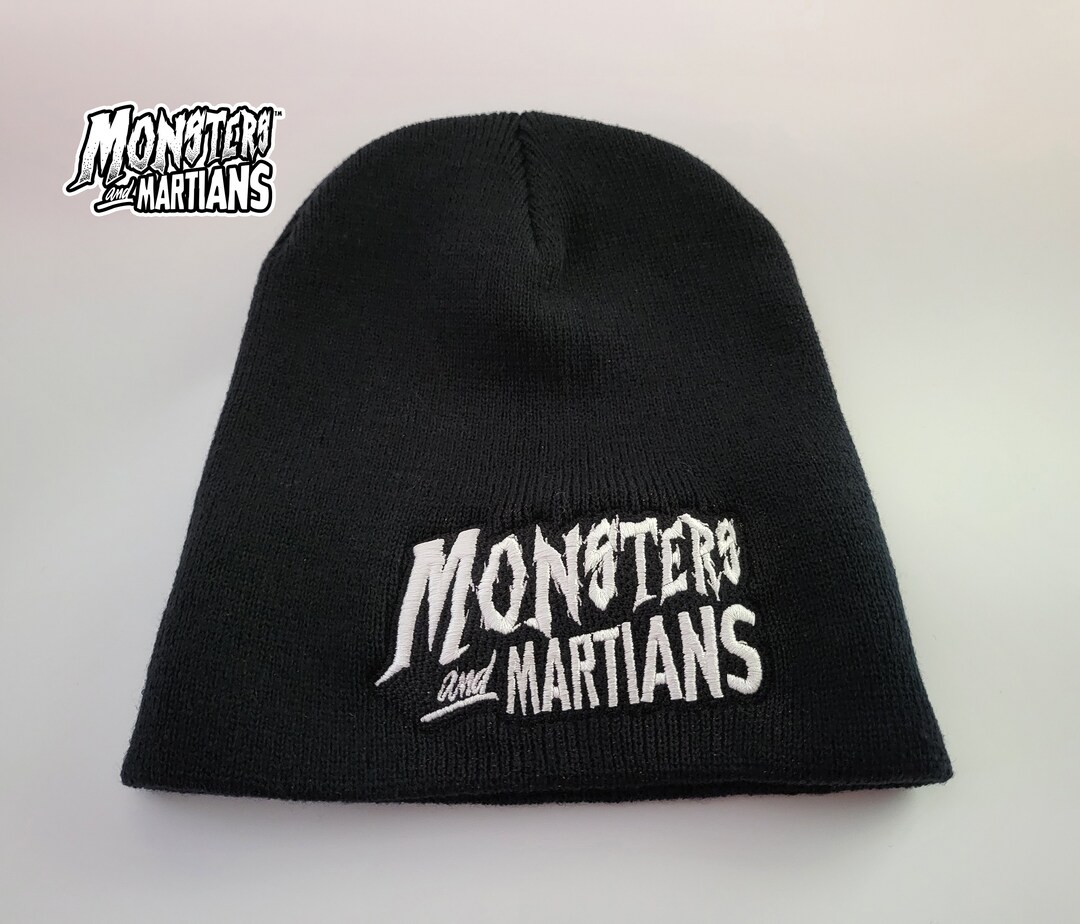 Monsters and Martians Classic Embroidered Beanie Knit Cap Hat ...