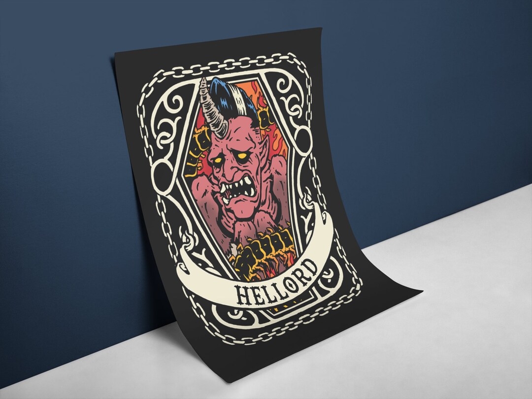 Devil Demon Oni Freakshow Monsters Wall Poster Horror Punk - Etsy