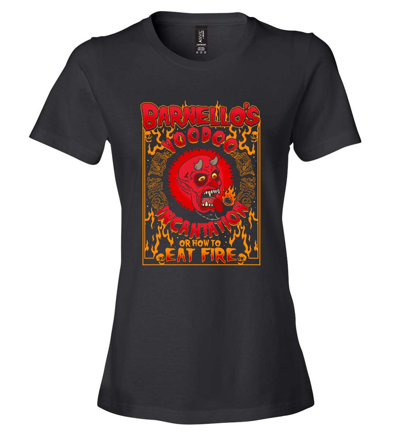 Barnello's Voodoo Incantation How to Eat Fire T-shirt - Etsy