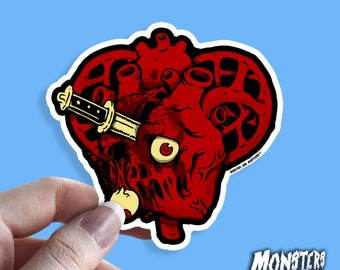 Greaser Frankenstein Vinyl Sticker, Horror Punk Decal, Psychobilly ...