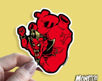 Rockabilly Cross Vinyl Sticker Horror Punk Decal Psychobilly - Etsy