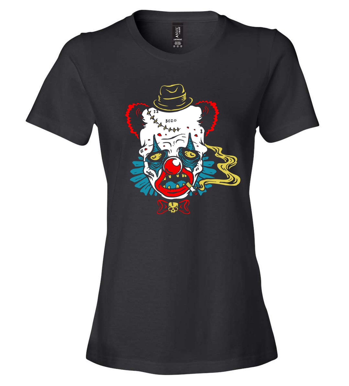 Creepy Clown T-shirt Horror Punk Shirt Psychobilly Clothing - Etsy