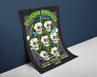 Psychobilly Poster - Etsy
