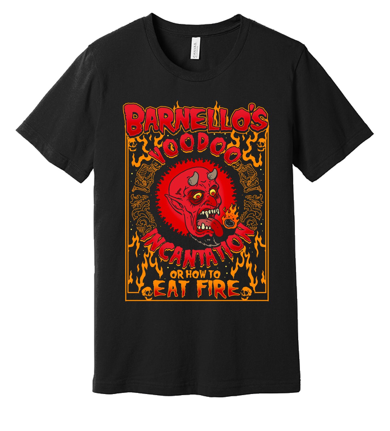 Barnello's Voodoo Incantation How to Eat Fire T-shirt - Etsy