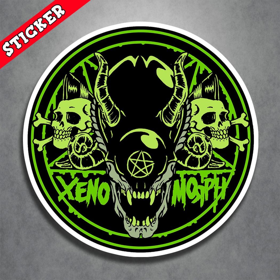 Vinyl Decal Art, Xenomorph Design, Halloween Stickers, Horror Alien ...