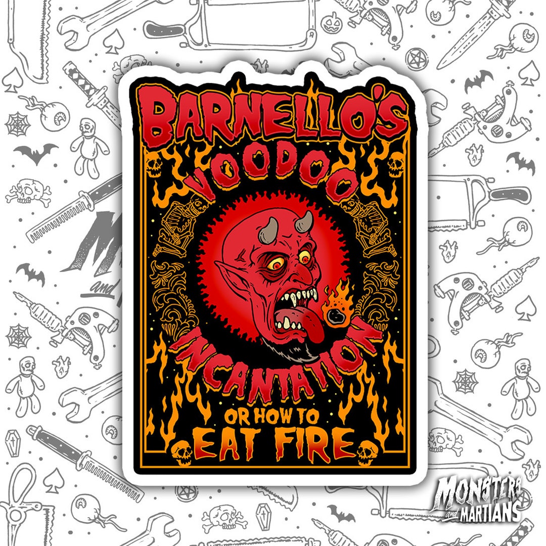 Barnello's Voodoo Incantations or How to Eat Fire Sideshow - Etsy